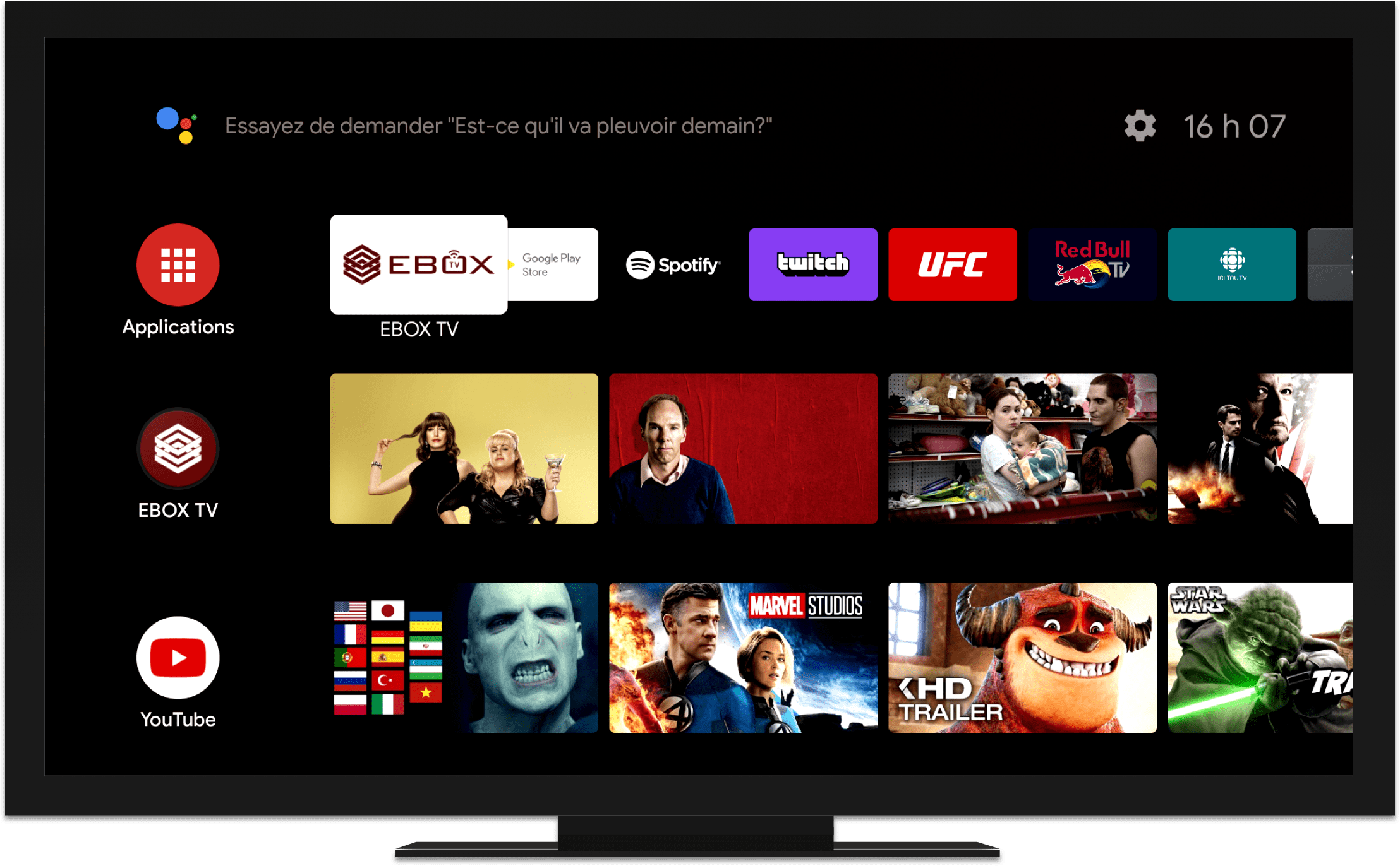 Fournisseur de Forfaits de Télévision pas cher | EBOX