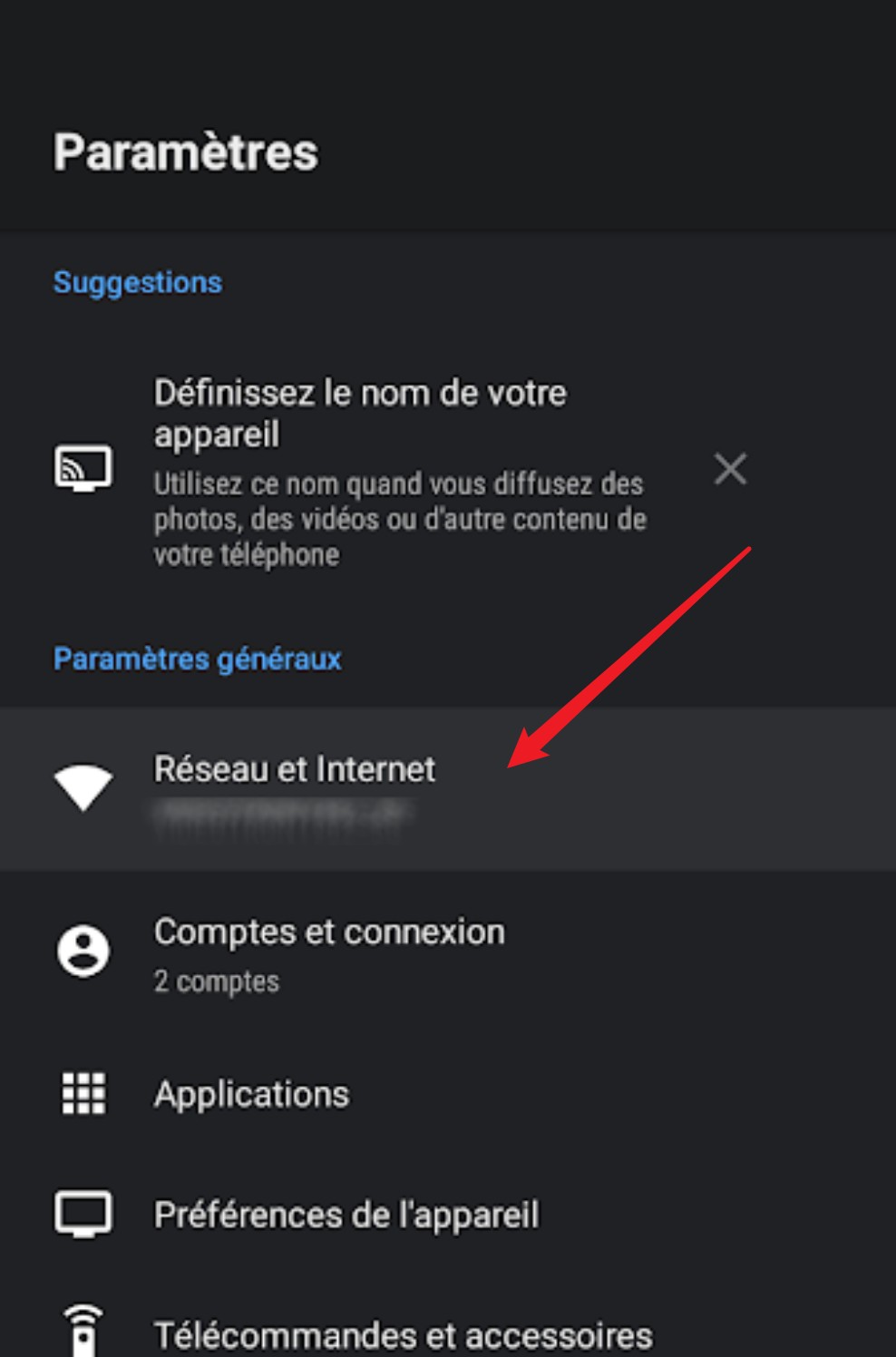 Passer d’une connexion filaire à une connexion Wi-Fi sur le décodeur ...