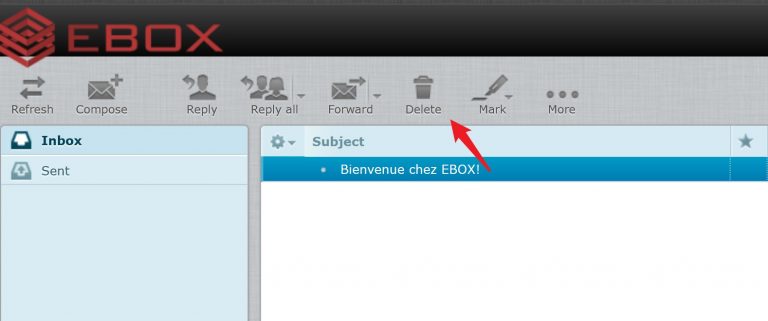How does the EBOX webmail tool work? | EBOX