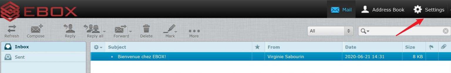 How does the EBOX webmail tool work? | EBOX