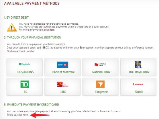 How can I make a payment? | EBOX