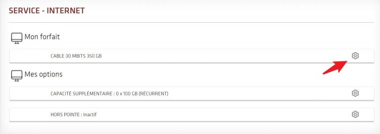 Changer ton forfait internet | EBOX