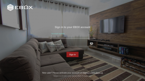 How do I login to the EBOX TV app ? | EBOX