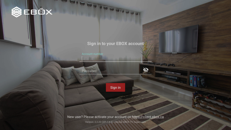 How do I login to the EBOX TV app ? | EBOX