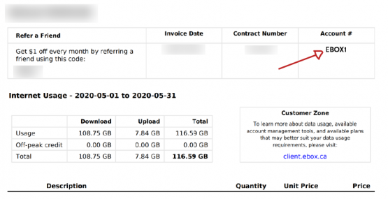 What is my client code and where can I find it? | EBOX