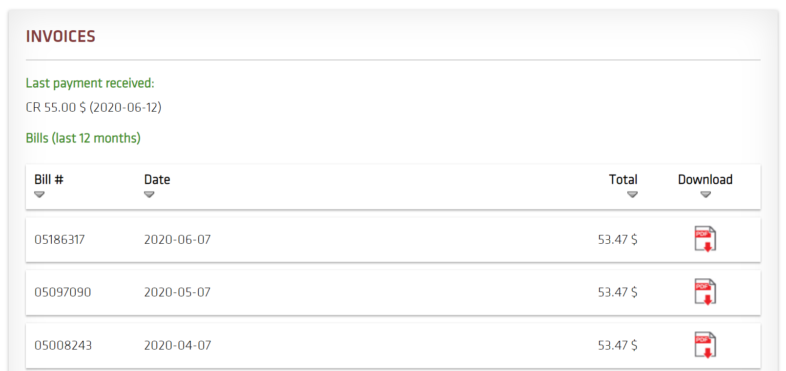 When and how will I receive my invoice? | EBOX