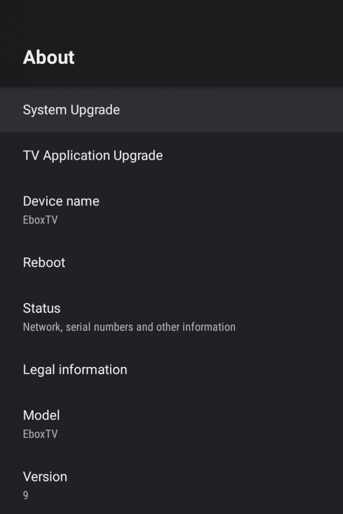 How do I update the EBOX TV app? | EBOX