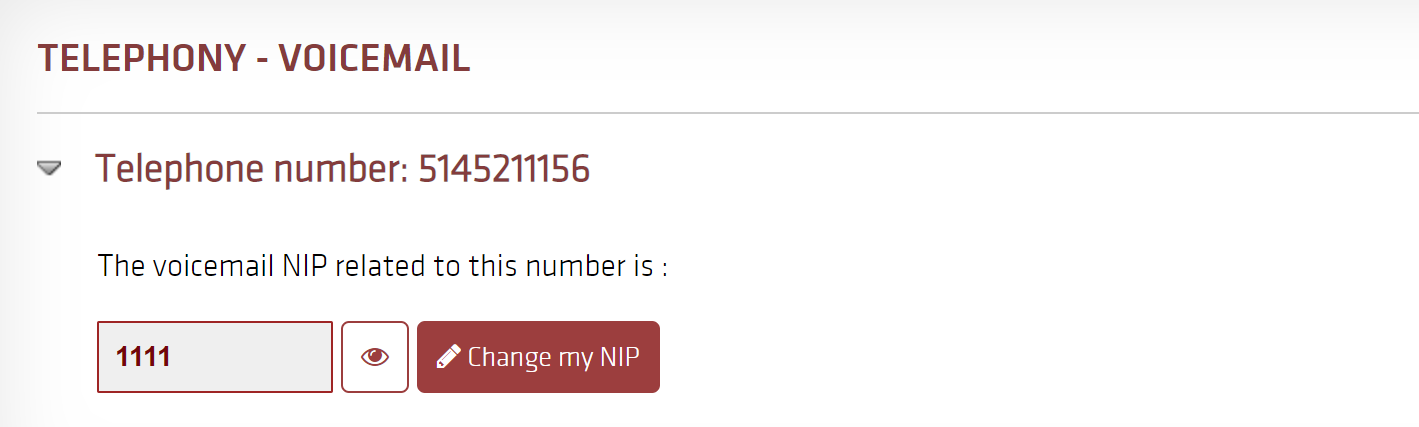 Finding and Changing the PIN of your Voicemail Box | EBOX