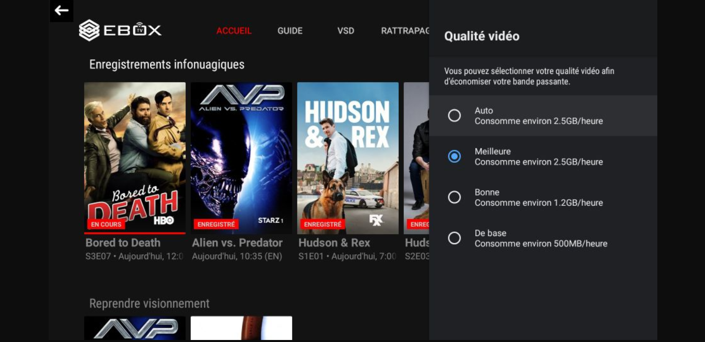Improving picture quality in the EBOX TV app | EBOX