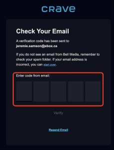 Activate an EBOX TV account on Crave | EBOX